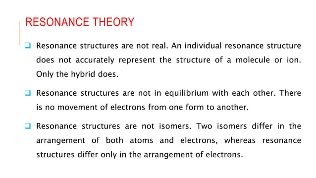 Resonance, inductive effect and hyperconjugation | PPTX
