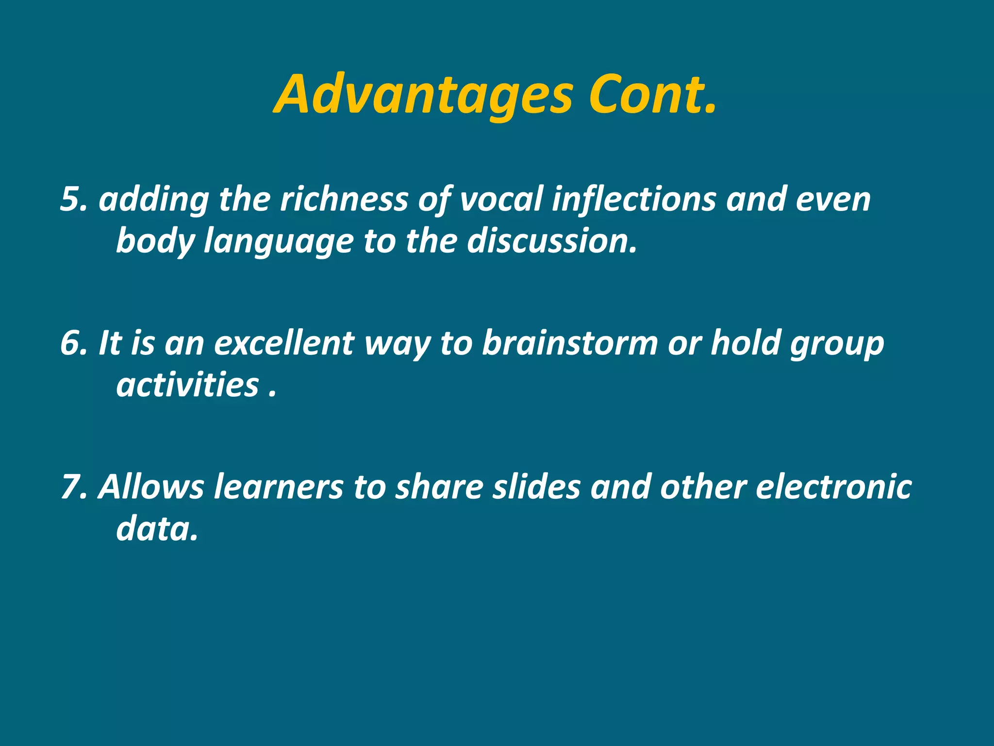 (7)review of a de technology (web conferencing) | PPTX | Web Conferencing | Computer Software ...