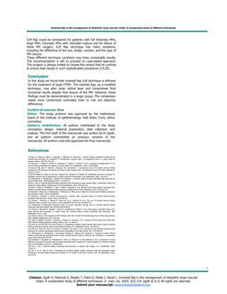 Macular hole surgeries | PDF