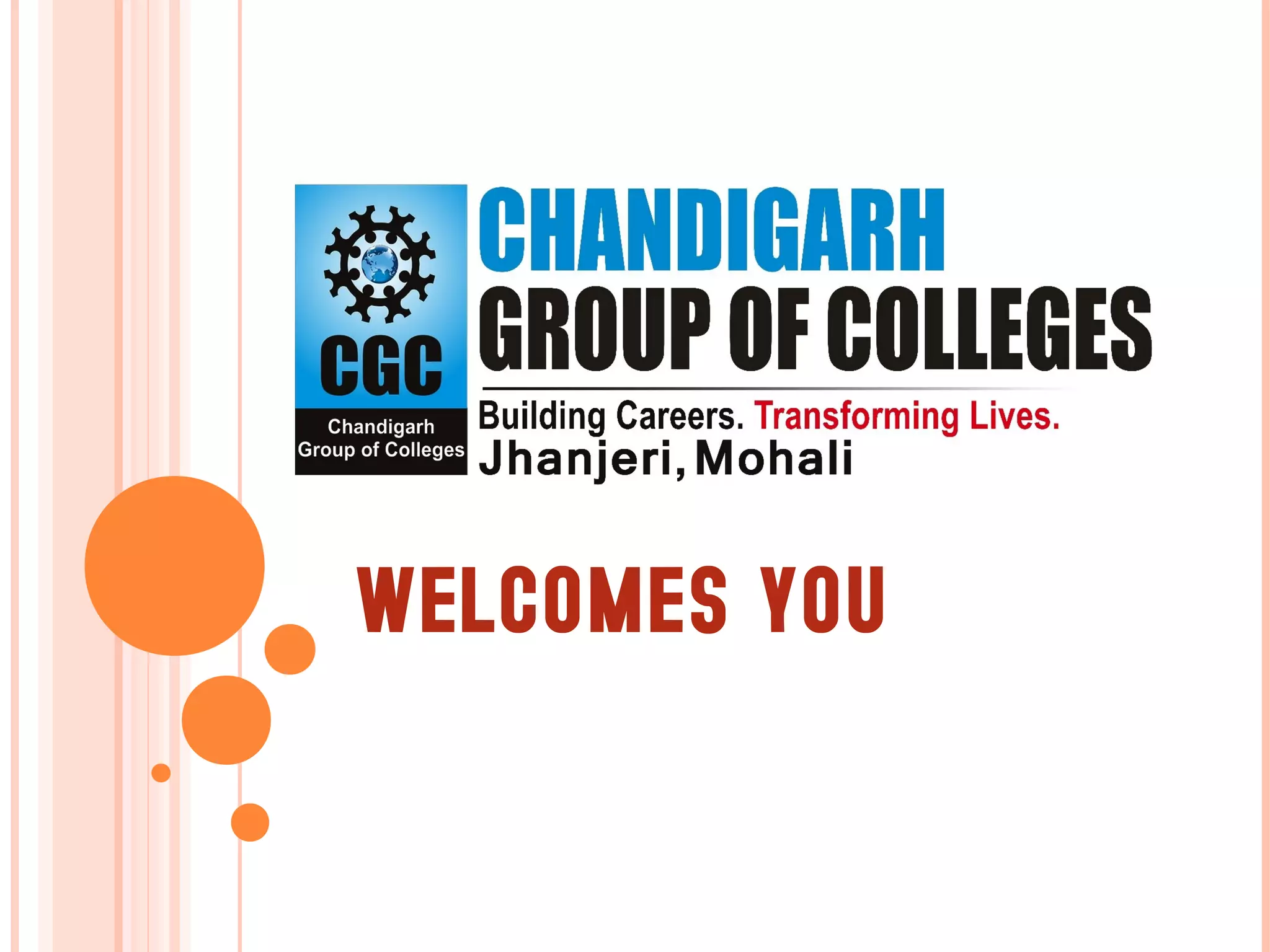 CGC Jhanjeri Engineering College | PPT