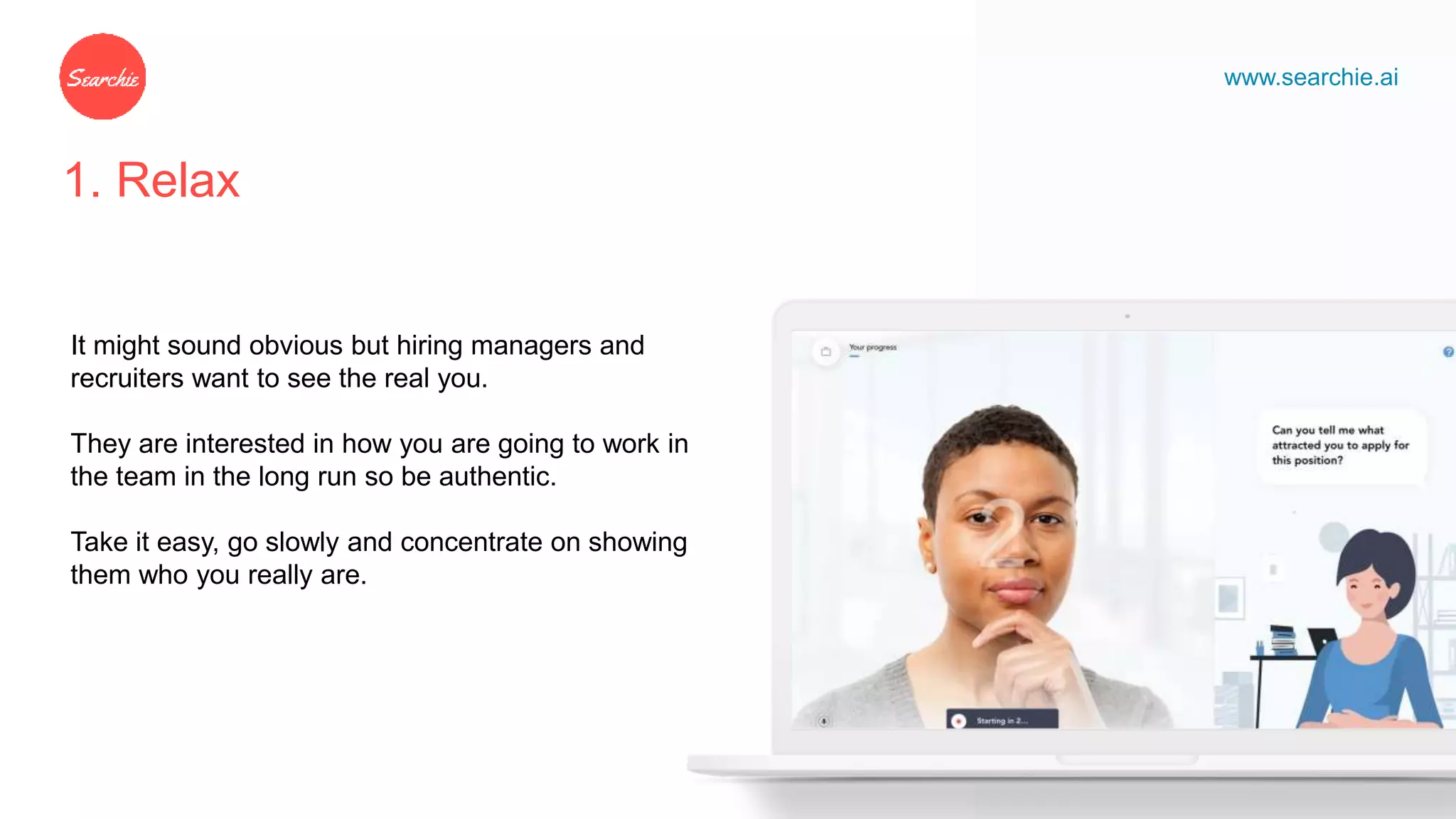 7 Rules For Video Interviews | PPTX | Resume Writing and Advice | Job Search