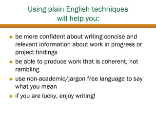 7 rules for writing in plain english | PDF