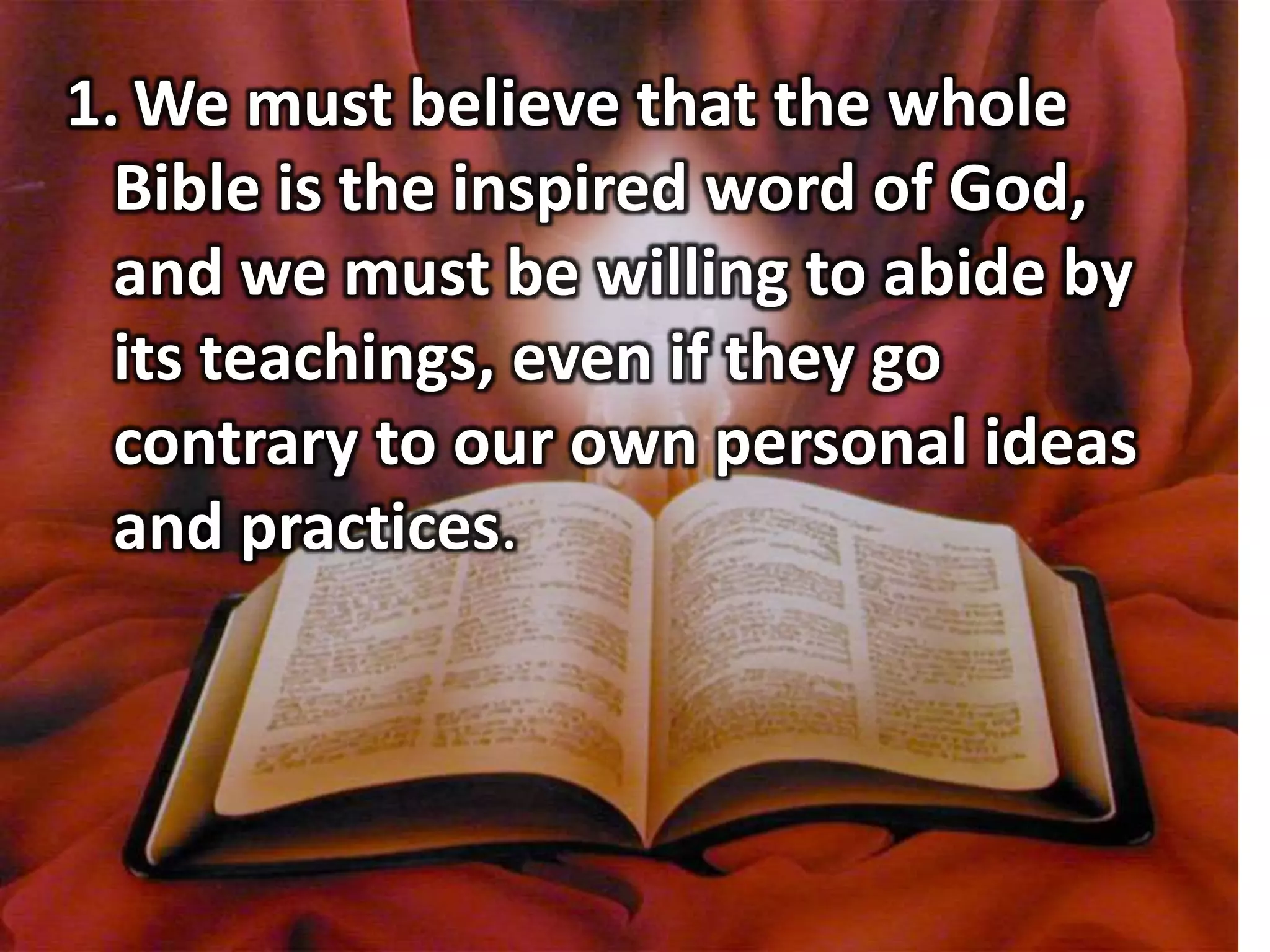 7 rules of biblical understanding | PPTX