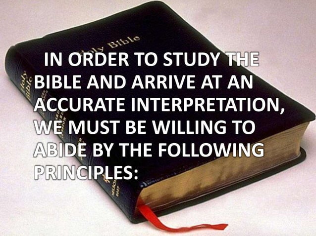 7 rules of biblical understanding | PPTX