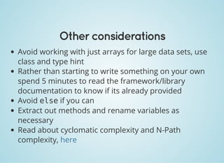 7 rules of simple and maintainable code | PDF