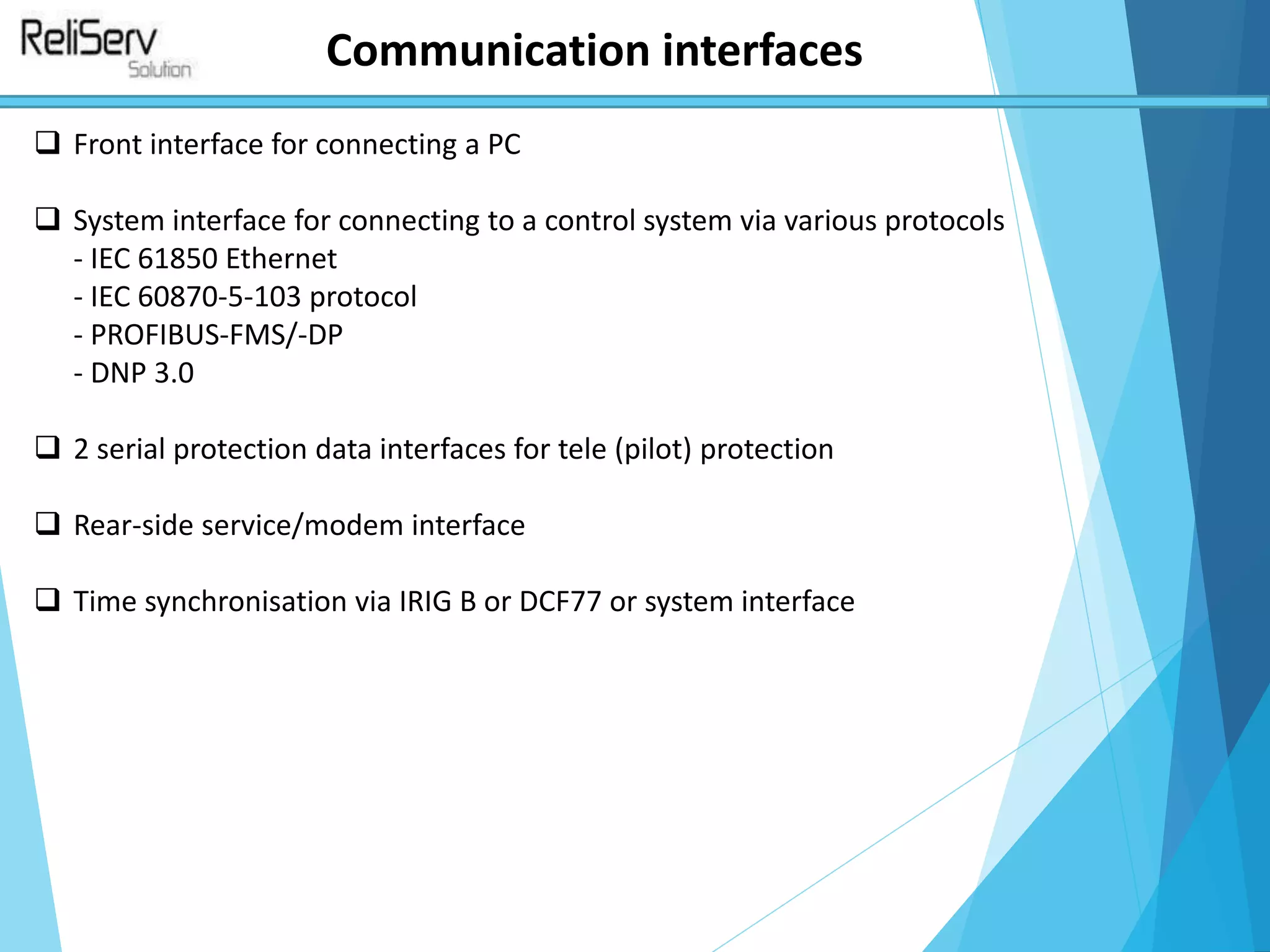 7SA522 Distance Protection Relay For Transmission Lines | PDF | Radio ...