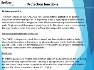7SA522 Distance Protection Relay For Transmission Lines | PDF | Radio ...