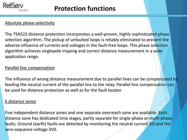 7SA522 Distance Protection Relay For Transmission Lines | PDF | Radio ...