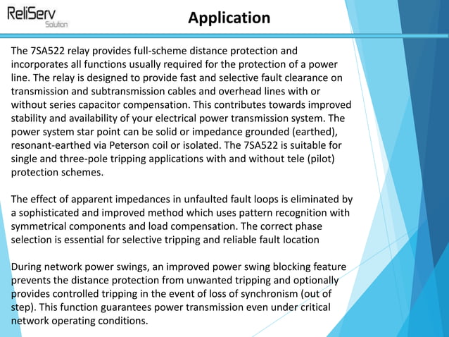 7SA522 Distance Protection Relay For Transmission Lines | PDF | Radio ...