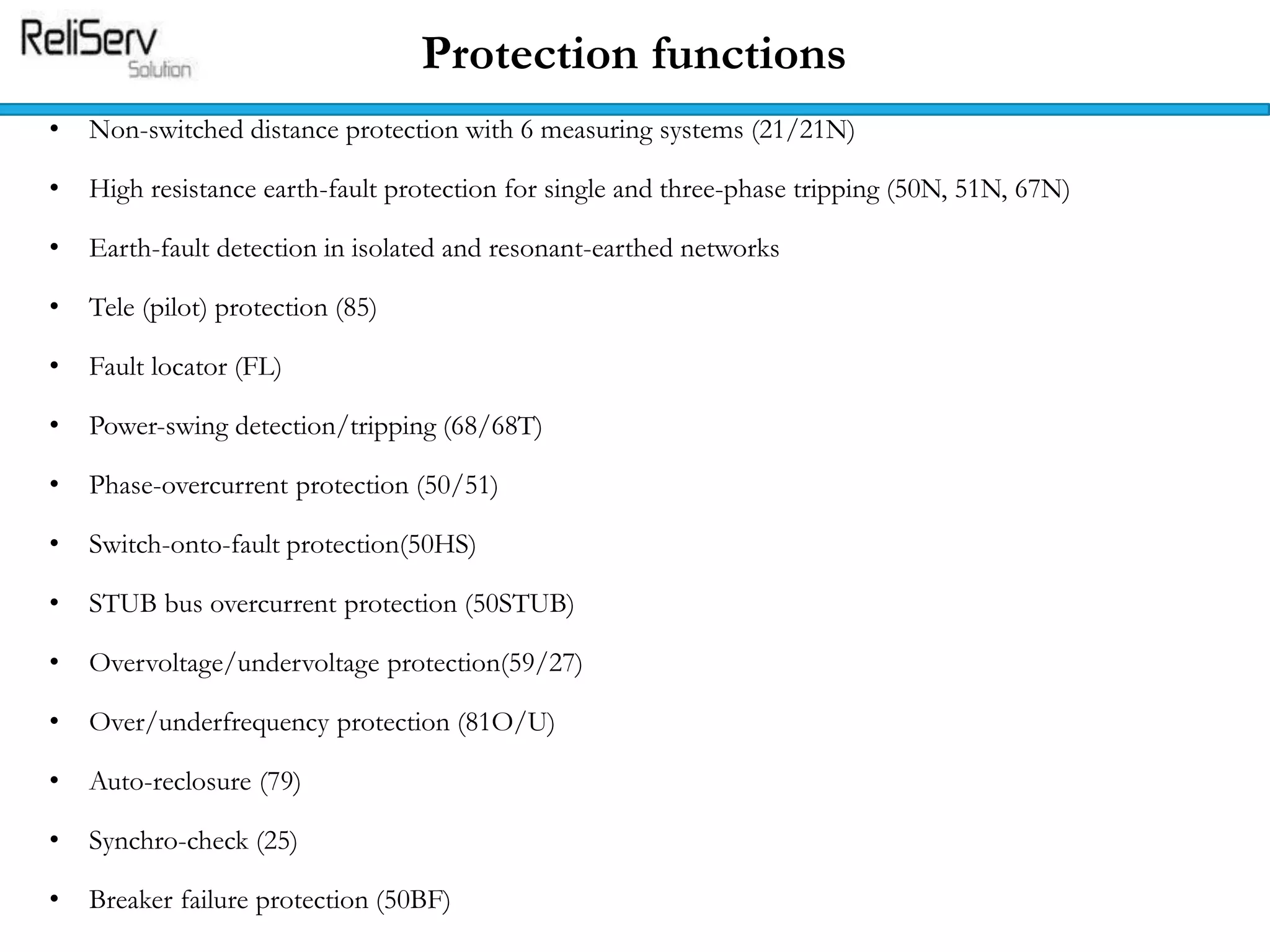 7SA61 Distance Protection Relay For All Voltage Levels | PDF