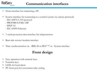 7SA61 Distance Protection Relay For All Voltage Levels | PDF