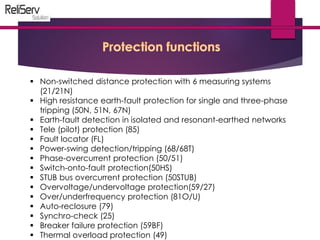 7SA63 Protective Relays | PPT