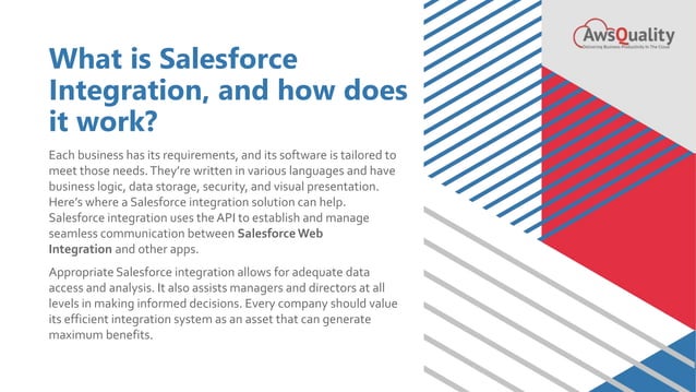 7 Salesforce Integration Tools That Will Increase Your Production Efficiency Pptx