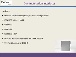 7SC80 Feeder Automation Controller | PDF