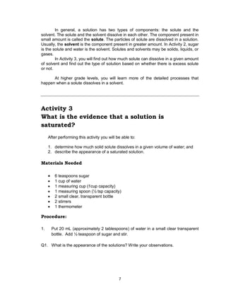 Grade 7 Learning Module in Science (Quarter 1 to 4) | PDF