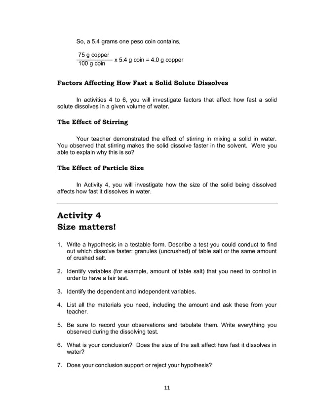 Grade 7 Learning Module in Science (Quarter 1 to 4) | PDF