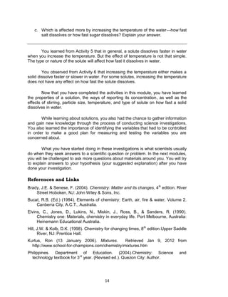Grade 7 Learning Module in Science (Quarter 1 to 4) | PDF