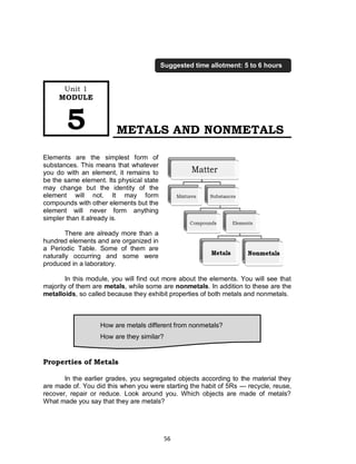 Grade 7 Learning Module in Science (Quarter 1 to 4) | PDF