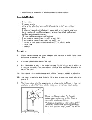 Grade 7 Learning Module in Science (Quarter 1 to 4) | PDF