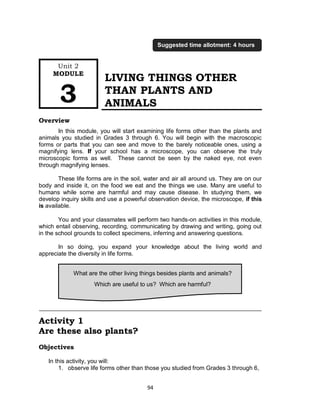 Grade 7 Learning Module in Science (Quarter 1 to 4) | PDF