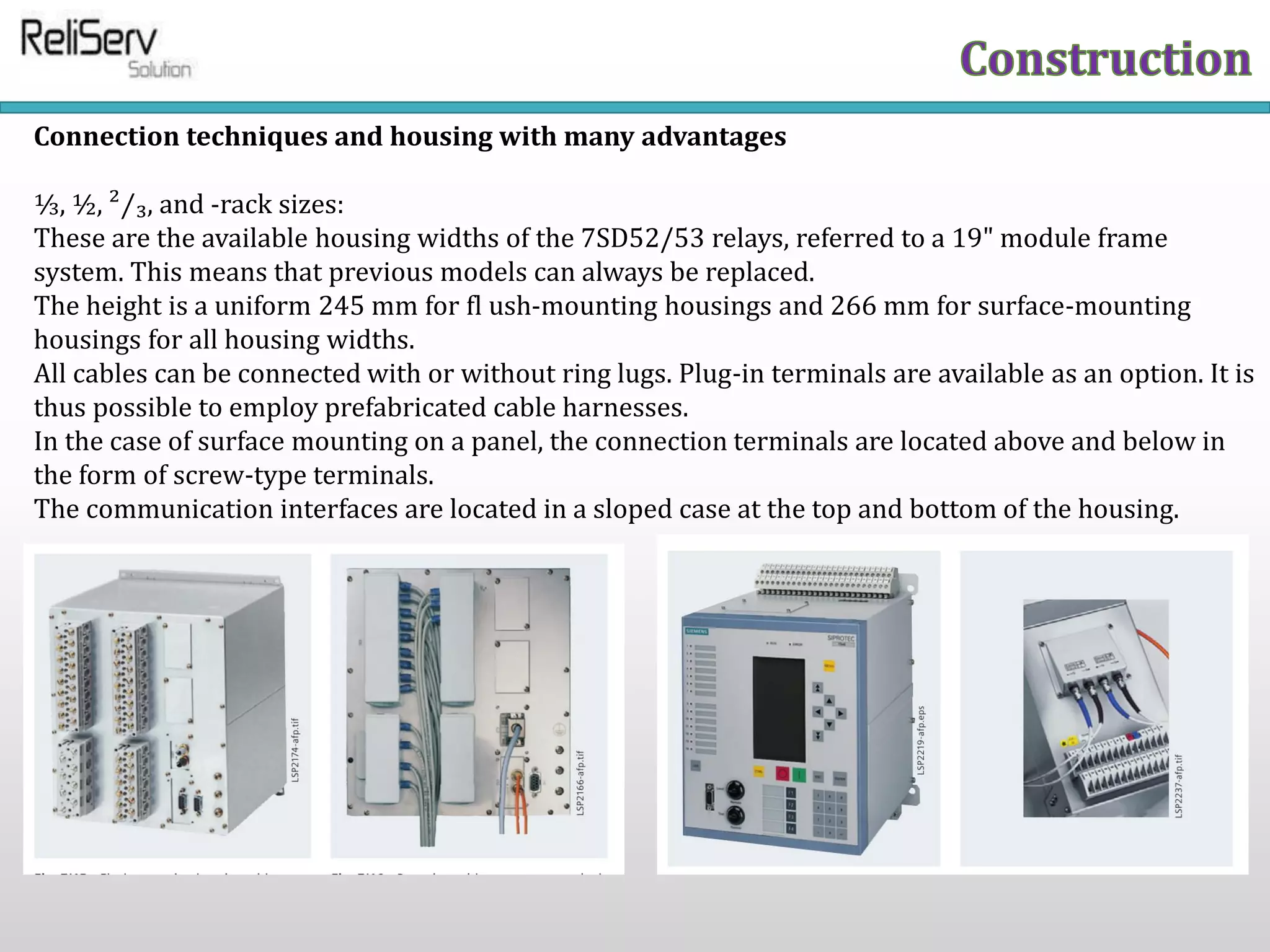 7SD52/53 Line Differential Protection Relay | PDF
