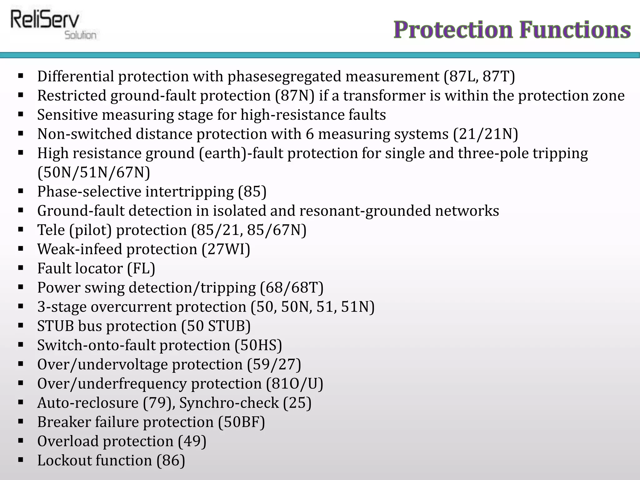 7SD52/53 Line Differential Protection Relay | PDF