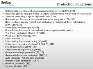 7SD52/53 Line Differential Protection Relay | PDF