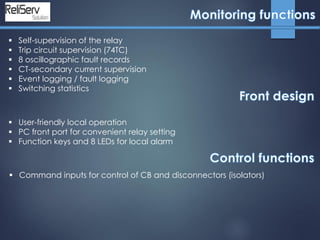 7SD61 Cable Differential Protection Relay | PDF