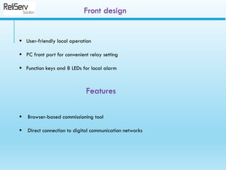 7SD610 Universal Differential Protection Relay | PDF