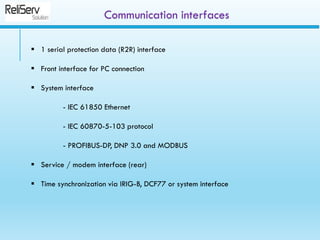 7SD610 Universal Differential Protection Relay | PDF