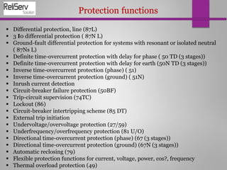 7SD80 Cable Differential Relay | PDF