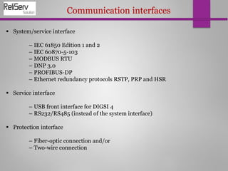 7SD80 Cable Differential Relay | PDF