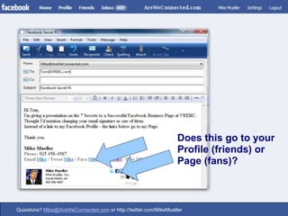 7 Secrets Of A Successful Facebook Page | PPTX