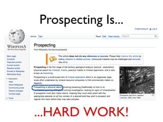 7 Secrets of Prospecting | PPT | Geology | Science