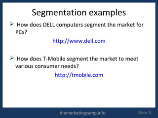 7segment | PPT | Marketing and Advertising | Business