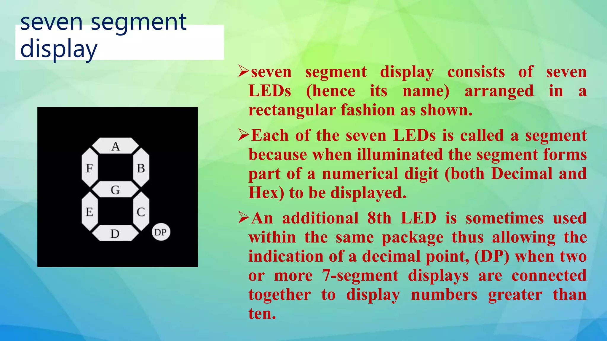 7 Segment Display | PPTX