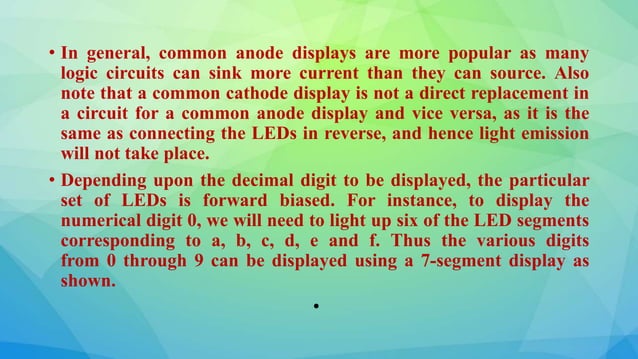 7 Segment Display | PPTX | Technology & Computing