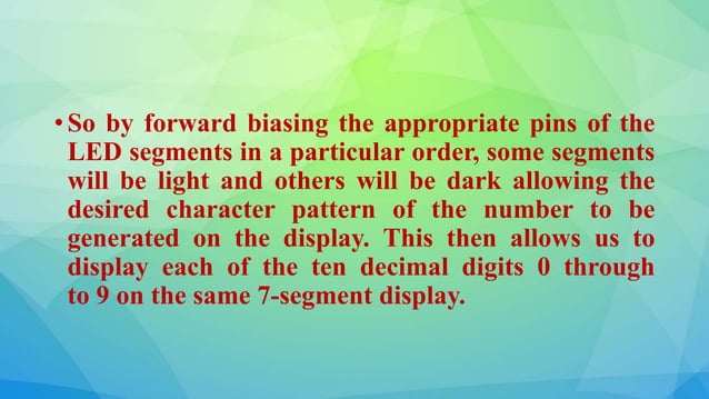 7 Segment Display | PPTX | Technology & Computing