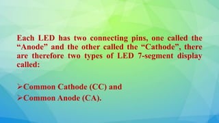 7 Segment Display | PPTX | Technology & Computing