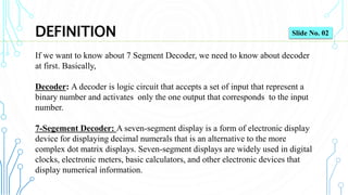 7 Segment Decoder | PPTX