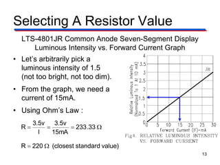 7 segment display.ppt | Consumer Electronics | Technology & Computing