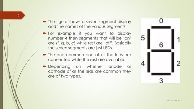 7 segment interface with avr microcontroller | PPTX | Computer Peripherals | Computing