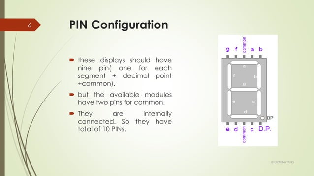 7 segment interface with avr microcontroller | PPTX | Computer Peripherals | Computing