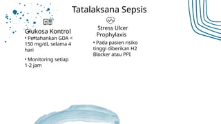 sepsis definisi patofis diagnosis tatalaksana komplikasi | PPTX