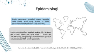 sepsis definisi patofis diagnosis tatalaksana komplikasi | PPTX