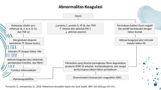 sepsis definisi patofis diagnosis tatalaksana komplikasi | PPTX