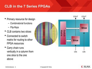 7 Series CLB Architecture-----------.ppt