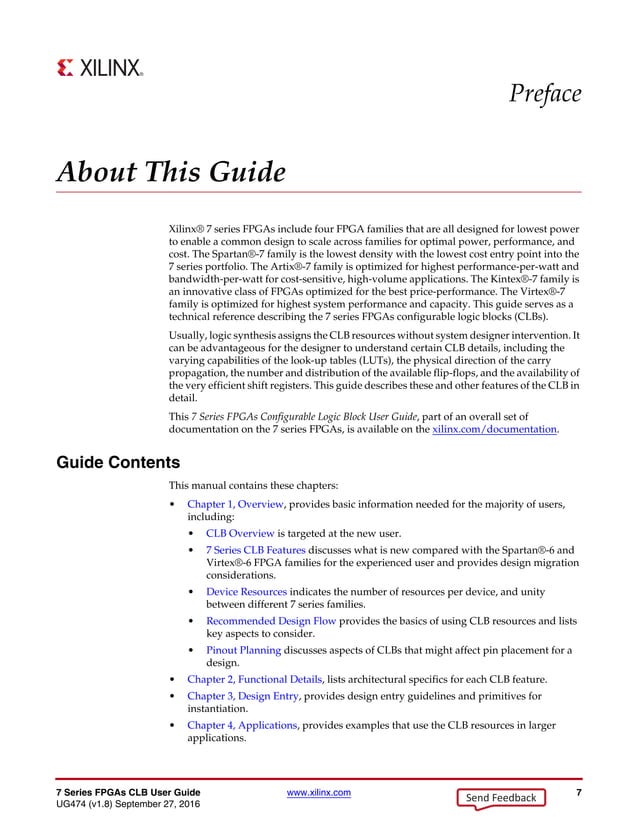 7 Series FPGAs Configurable Logic Block__User Guide__ Unit 5.pdf