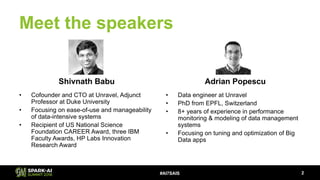 Using AI to Build a Self-Driving Query Optimizer with Shivnath Babu and Adrian Popescu | PPT