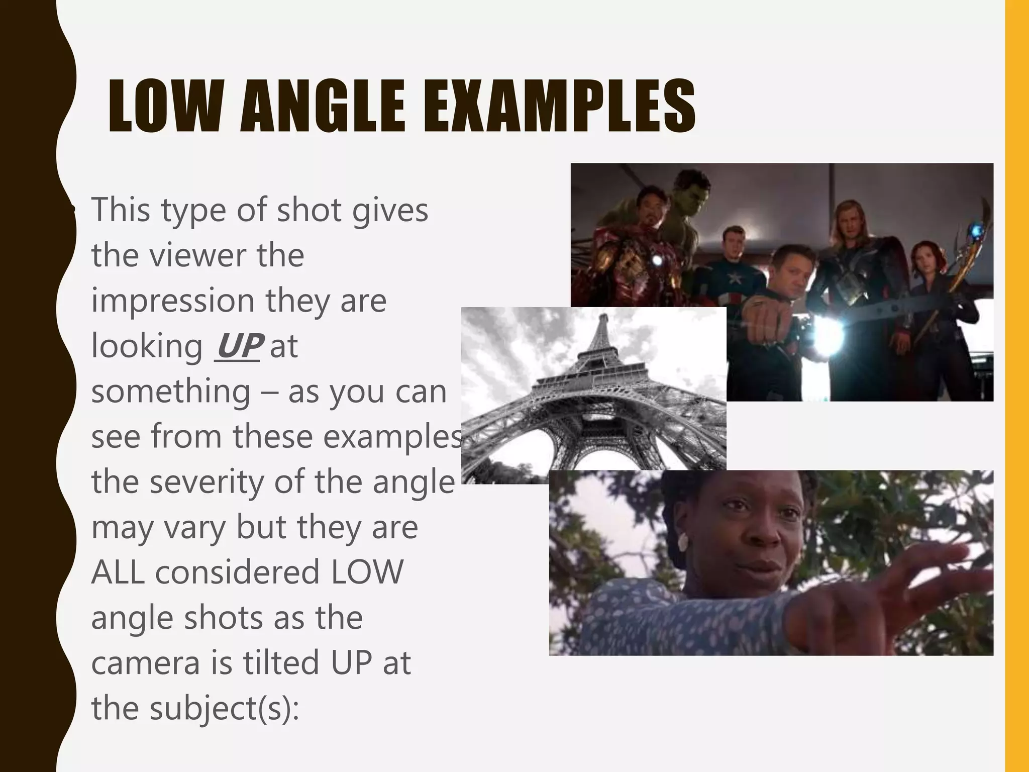 WCC COMM #119-Shot Sizes, Moves, and Framing PowerPoint | PPT